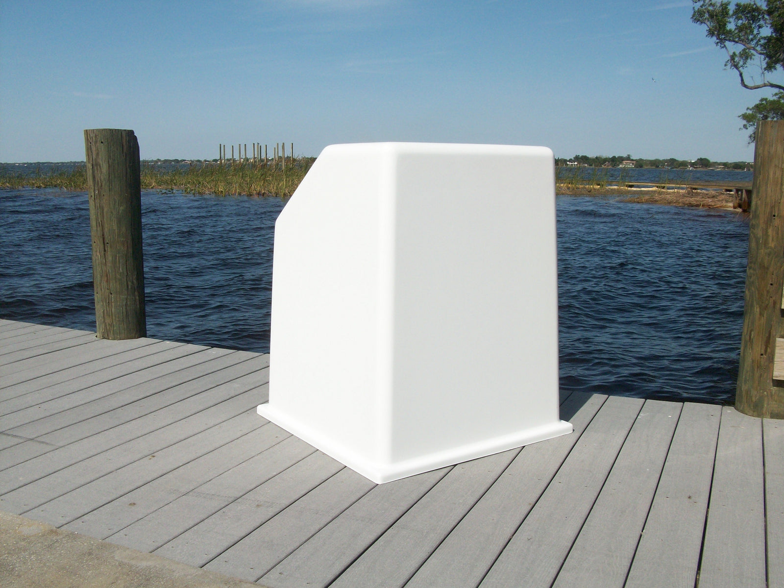 Fiberglass Boat Console - 37" H x 31" W x 31" D