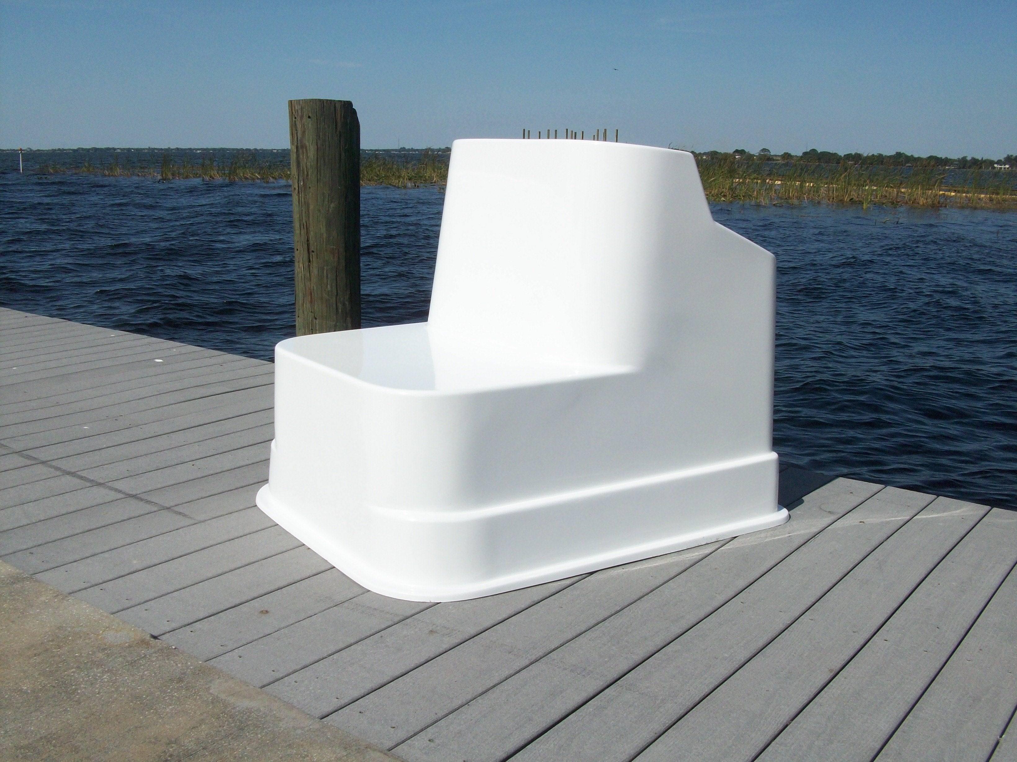 Fiberglass Boat Console - 35" H x 36" W x 43" D – C&M Marine Products
