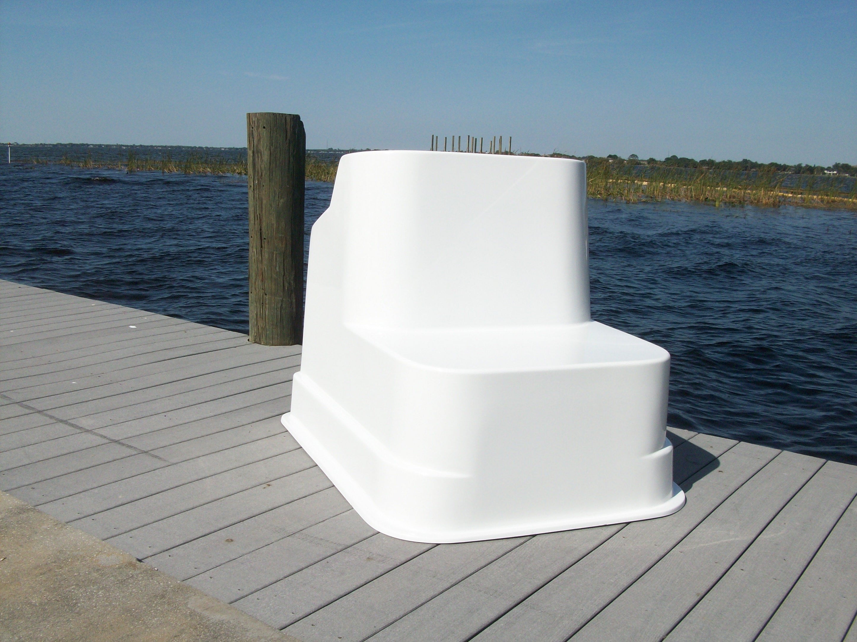 Fiberglass Boat Console - 35" H x 36" W x 43" D – C&M Marine Products