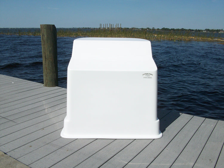 Fiberglass Boat Console - 35" H x 36" W x 43" D – C&M Marine Products