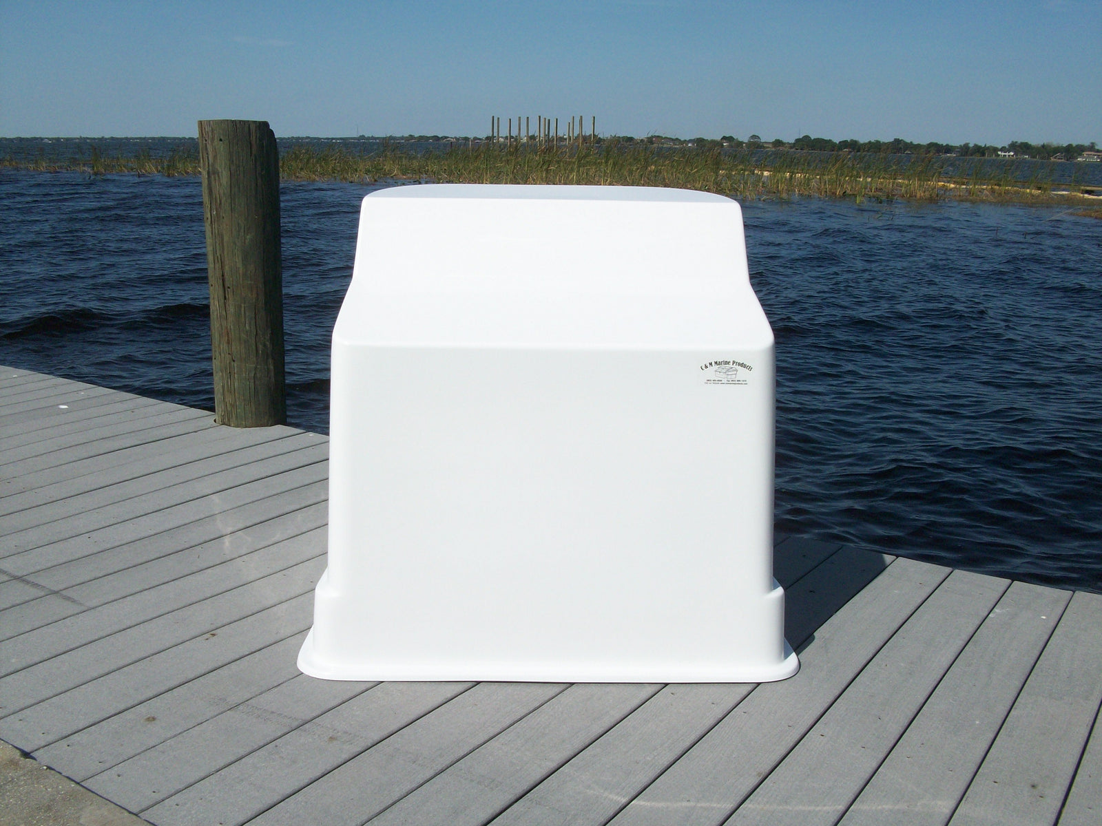 Fiberglass Boat Console - 35" H x 36" W x 43" D