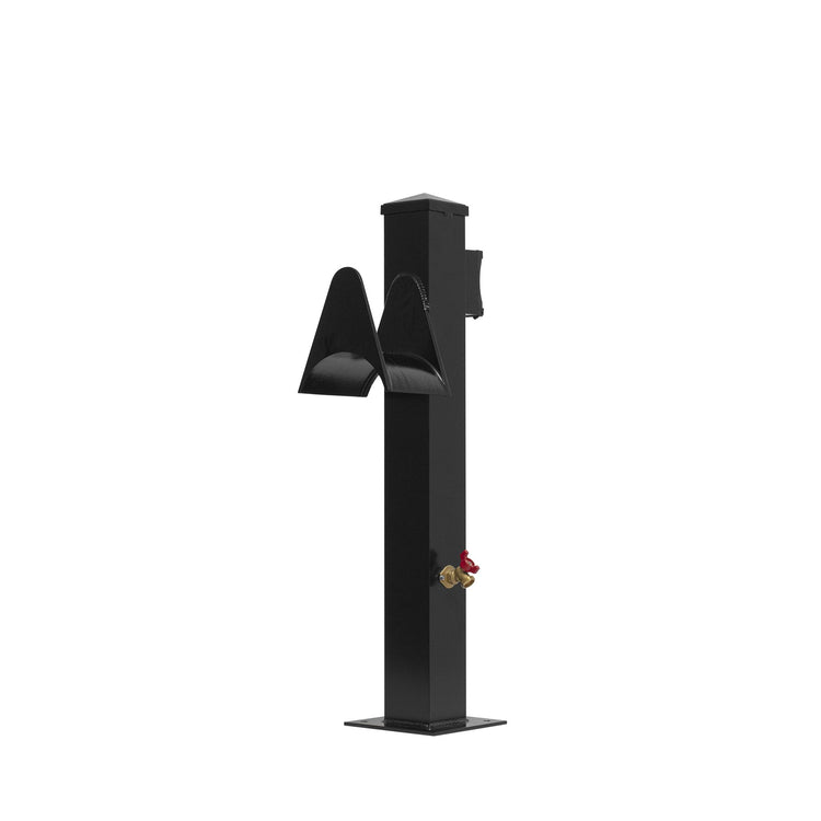 Water / Electric Pedestal Stanchion for Dock - 36-Inch – C&M Marine ...