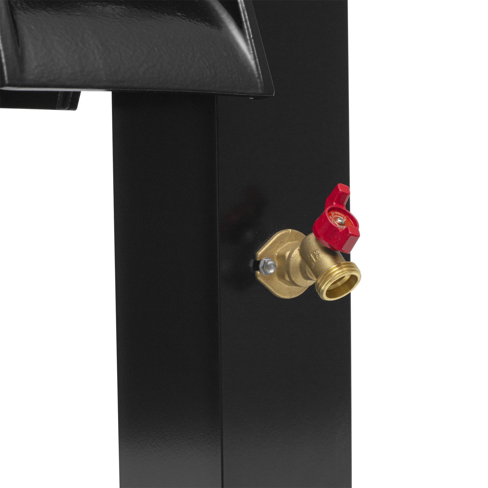 Double Dock Water Pedestal Stanchion with 2 Hose Holders, 2 Spigots, 3