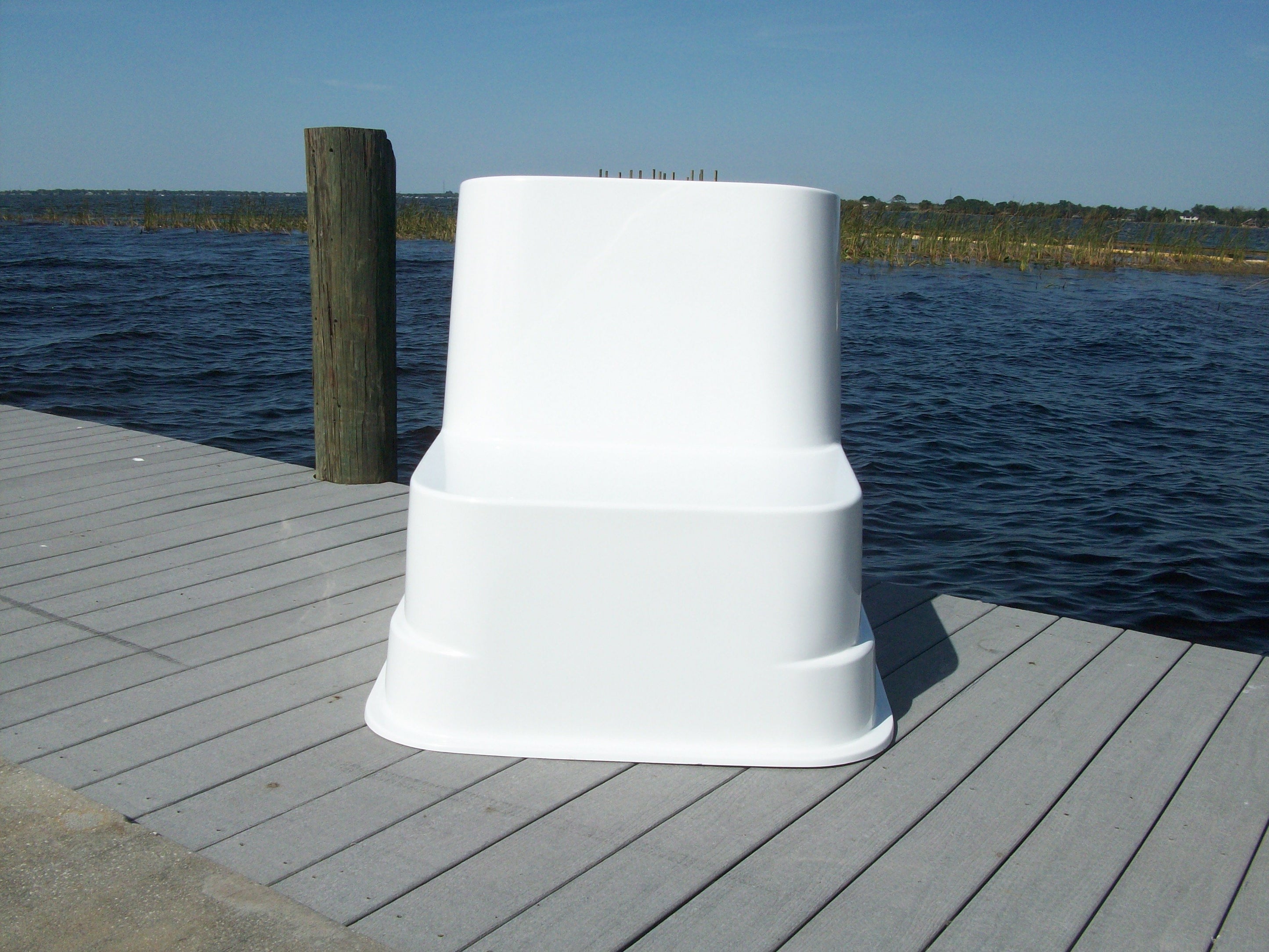 Fiberglass Boat Console - 35" H x 36" W x 43" D – C&M Marine Products